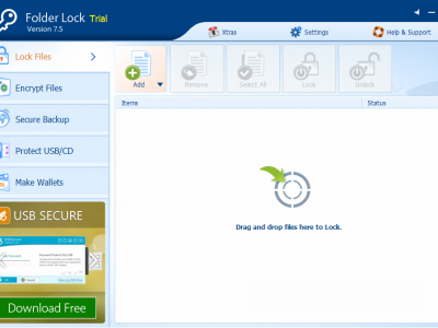 Завантажити Folder Lock (Фолдер Лок) українською безкоштовно